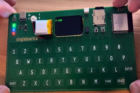 Introducing Singleboard Alpha Kevin Bates Esp32 S3 Based Single Board Computer With Capacitive