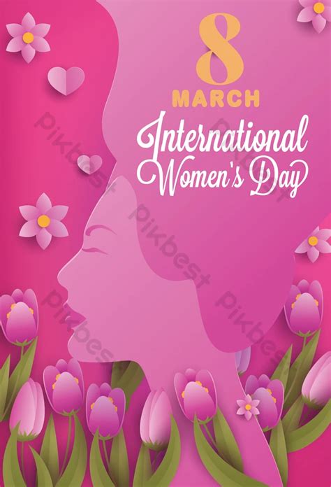 Happy International Womens Day Poster Design Eps Free Download Pikbest