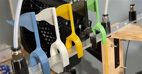 3d Printer Color Indicator Flags On Aluminum Bar Imgur