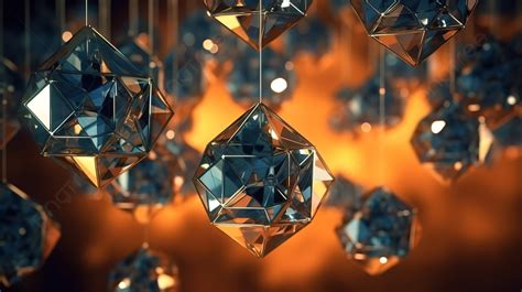 3d Rendering Of Geometric Shapes Floating In Space Background 3d Geometric 3d Render 3d