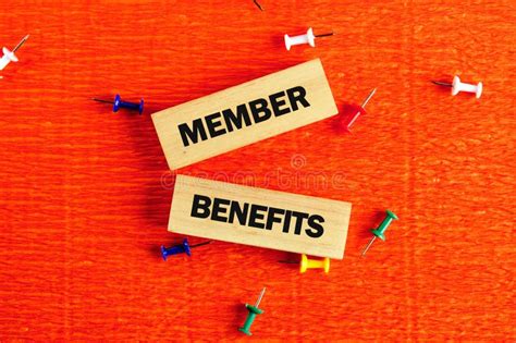 Conceptual Member Benefits Symbol Copy Space Member Benefits Message Written Composition From
