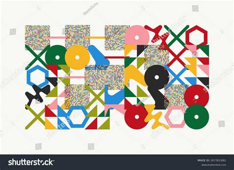 Generative Design Artwork Graphics Bizarre Computer Stock Vector Royalty Free 2077813081