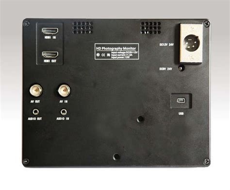7 Inch HDMI Input And Output Camera Field Monitor For Bmcc Blackmagic Cinema Camera Hd Monitor