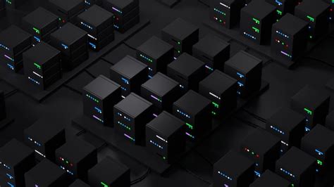 Premium Photo 3d Render Of Abstract Database Server Stack Concept