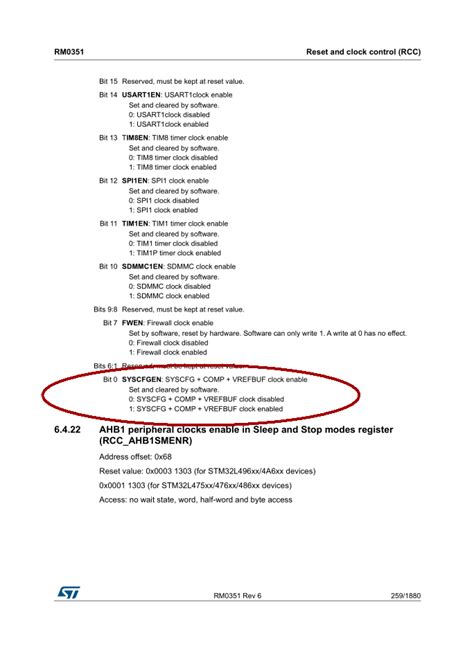 Is Syscfgvrefbufhighimpedanceenable Hiz Also Stmicroelectronics Community