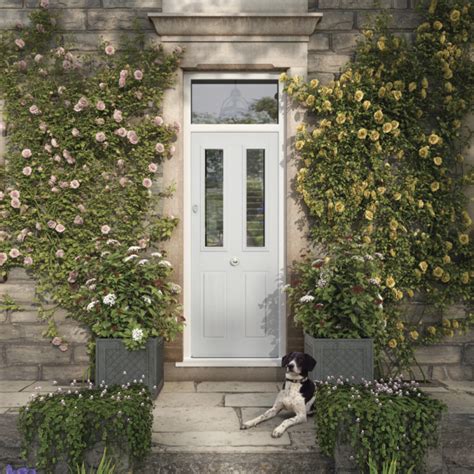 Solidor Tenby Solid Composite Traditional Door In Anthracite Grey Gfd Homes