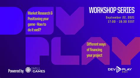 Workshop Series Devplay