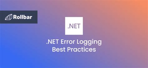 Net Error Tracking With Rollbar Rollbar