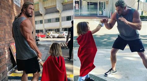 ‘thor Aka Chris Hemsworth Says His Son Wants To Be Superman ‘lucky I