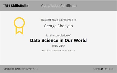 datascience learningjourney ibm skillbuild dataanalytics… george cheriyan