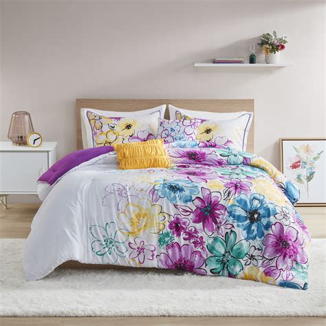 Intelligent Design Olivia Floral Comforter Set And Reviews Wayfair