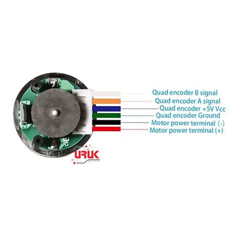 Hall Magnet Dual Quadrature Encoder DC V UrukTech
