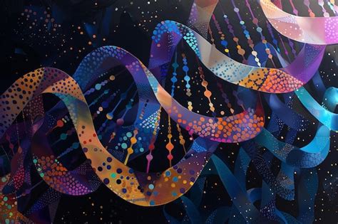 Premium Photo Craft A Visual Representation Of Genetic Elegance Generative Ai