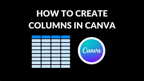 How To Create Two Columns Of Text In Canva Template Fonts