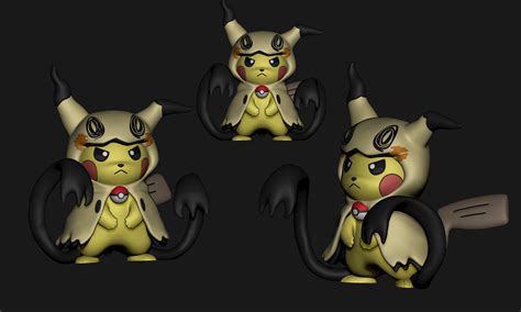 Free Stl File Pokemon Pikachu Cosplay Mimikyu 🐉・3d Printer Model To Download・cults