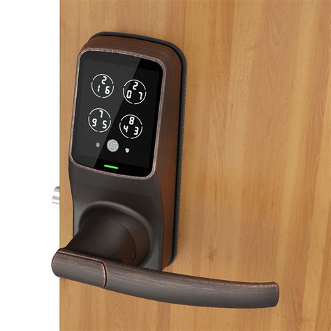 Lockly™ Secure Smart Lock Latch Satin Nickel Lockly™ Touch Of