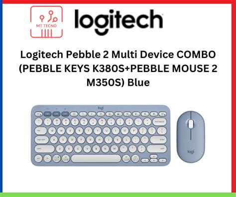Logitech Pebble 2 Multi Device Keyboard And Mouse Combo
