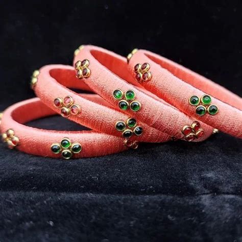 Silk Thread Bangle At Rs 179set सिल्क थ्रेड की चूड़ियाँ In Jabalpur