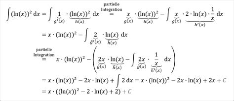 Wie Integriert Man Lnx 2 Mathematik