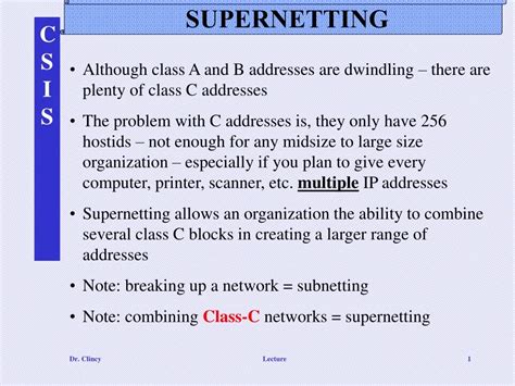 Ppt Supernetting Powerpoint Presentation Free Download Id 9080869