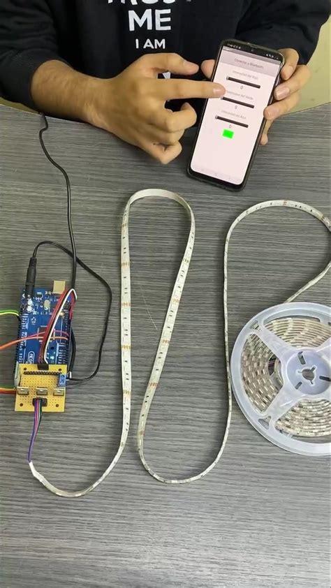 Controlando Un Tira Led Rgb Desde El Celular Con Arduino Esquema En
