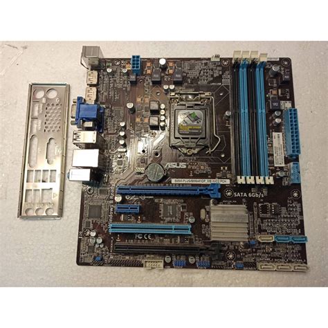 Asus華碩b85m Plusbm6afdp Mb Wc2 Pch 1150 主機板附擋板 蝦皮購物