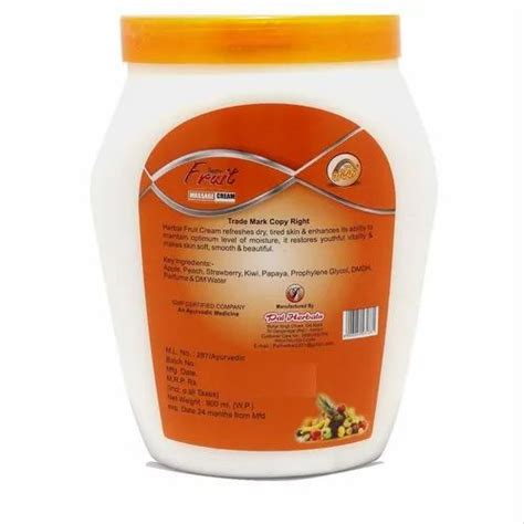 Real Fruit Extracts Men And Women Pal Herbals Pal Vedic Fruit Massage Cream Packaging Type