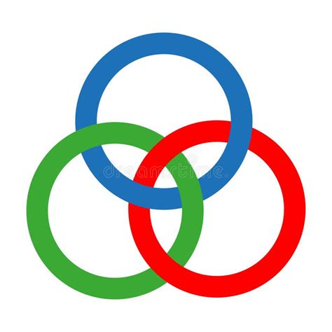 Three Intersecting Circles Stock Illustrations 172 Three Intersecting Circles Stock
