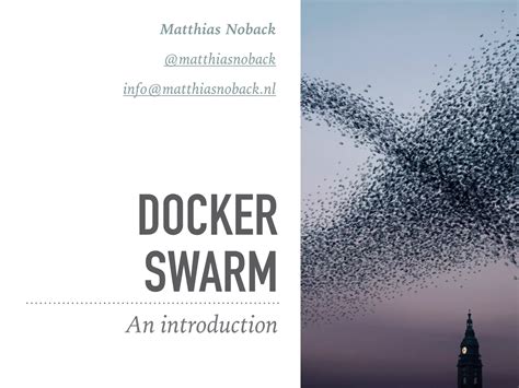 Docker Swarm Workshop Pdf