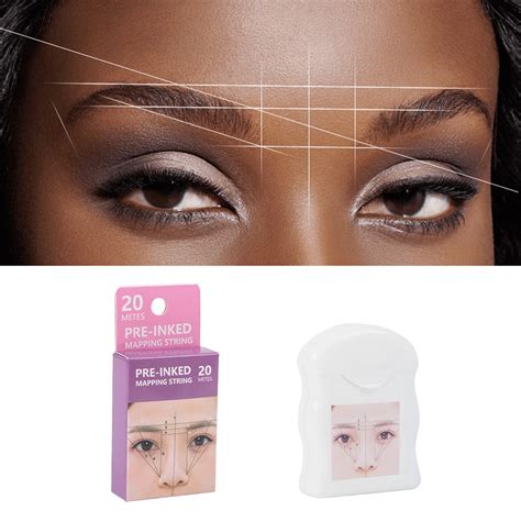Eisoary Eyebrow Mapping String 20m Pre Inked With Cutter Safe Draw