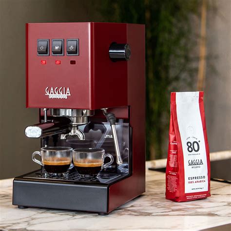 Gaggia New Classic Espresso Coffee Machine Red Coffee Friend