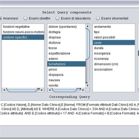 Creation Of New Operands And Associated Sql Query Using The Graphical