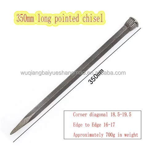 Professional Masonry Chisel Carbon Steel Chisel Tool Tip Flat Multi