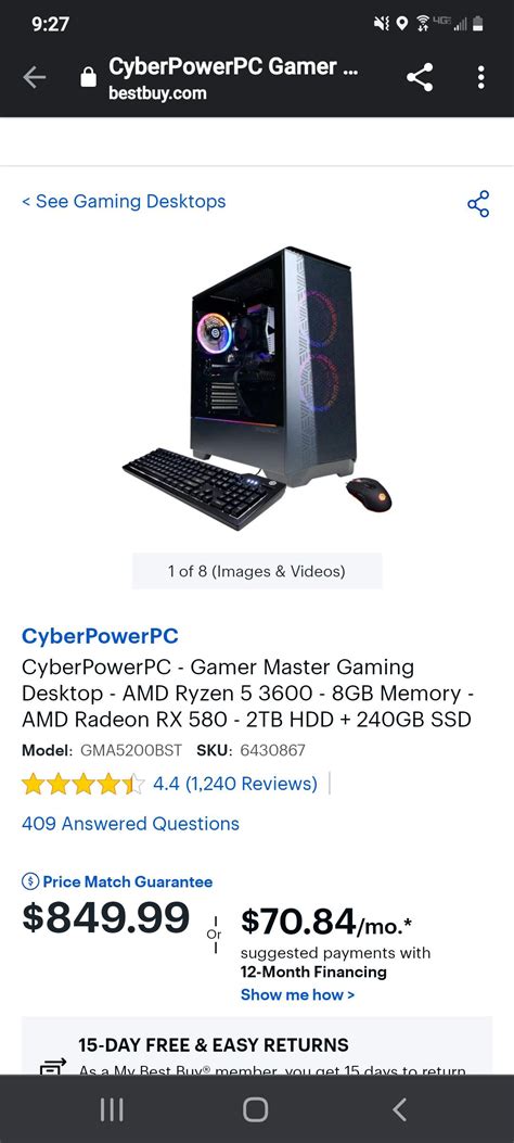 Need Opinions On Cyberpower Best Buy Purchase R Cyberpowerpc