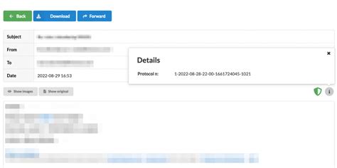 Protocol Number Libraesva Docs