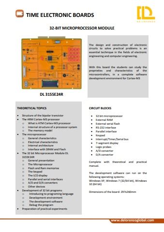 32 BIT MICROPROCESSOR MODULE