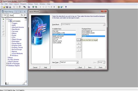 Part 2 Tutorial Create Wizard Layout Oracle Forms 11g Display