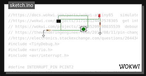 Attiny85 Interrupt Volatile Issue Wokwi Esp32 Stm32 Arduino Simulator