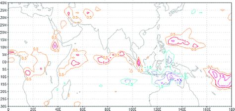 Daily Precipitation Rates During The Negative Mjo Phase Minus Their Download Scientific Diagram