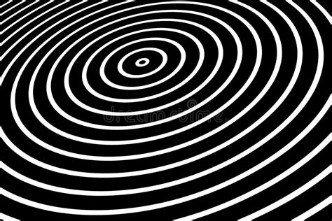 Concentric Rings Pattern Abstract Geometric Background Stock Vector Illustration Of Circular