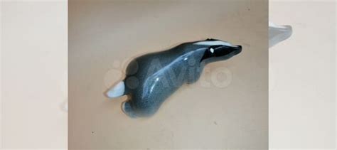 Фарфоровая статуэтка барсук лфз СССР Mau купить в Санкт Петербурге