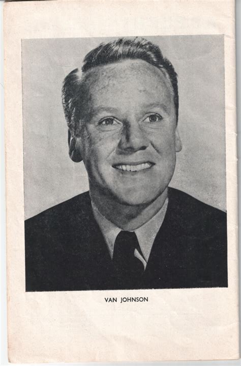 Van Johnson Theatricalia