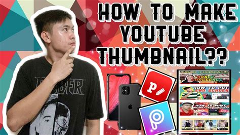 HOW TO MAKE YOUTUBE THUMBNAIL Tagalog Tutorial YouTube