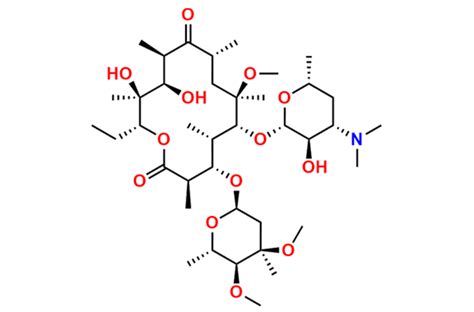 Clarithromycin EP Impurity P CAS No 123967 58 8