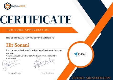 Hit Sonani On Linkedin Python Skillvoid Certification