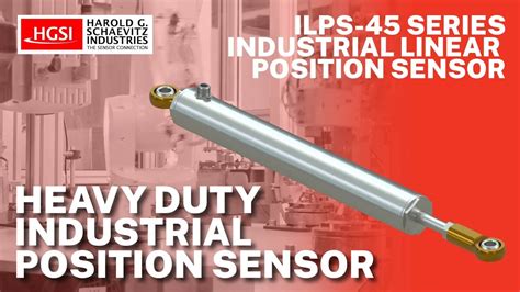 ILPS 45 Linear LVIT Position Sensor With Rod End Joints
