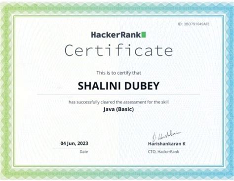 Shalini Dubey On Linkedin Java Hackerrank Javaprogramming