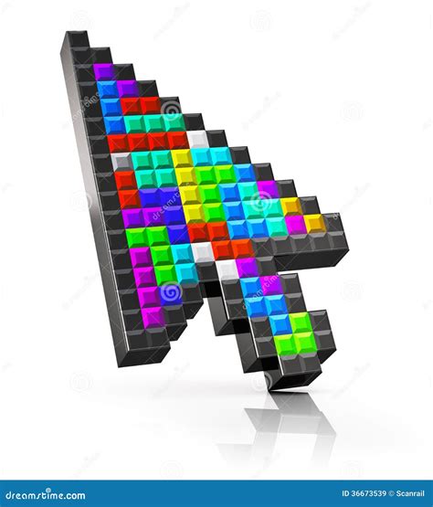 Colorful Arrow Mouse Computer Cursor Stock Illustration Illustration