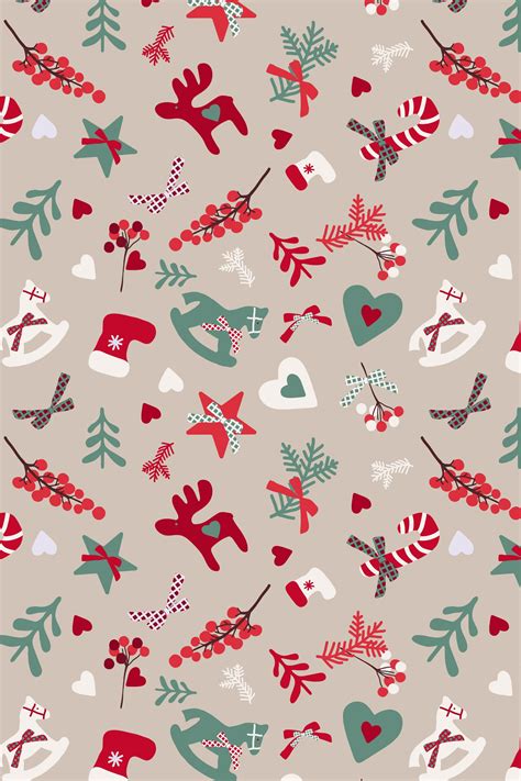 Christmas Pattern Wallpaper