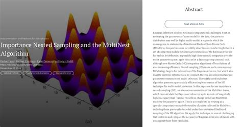 importance nested sampling in the dark